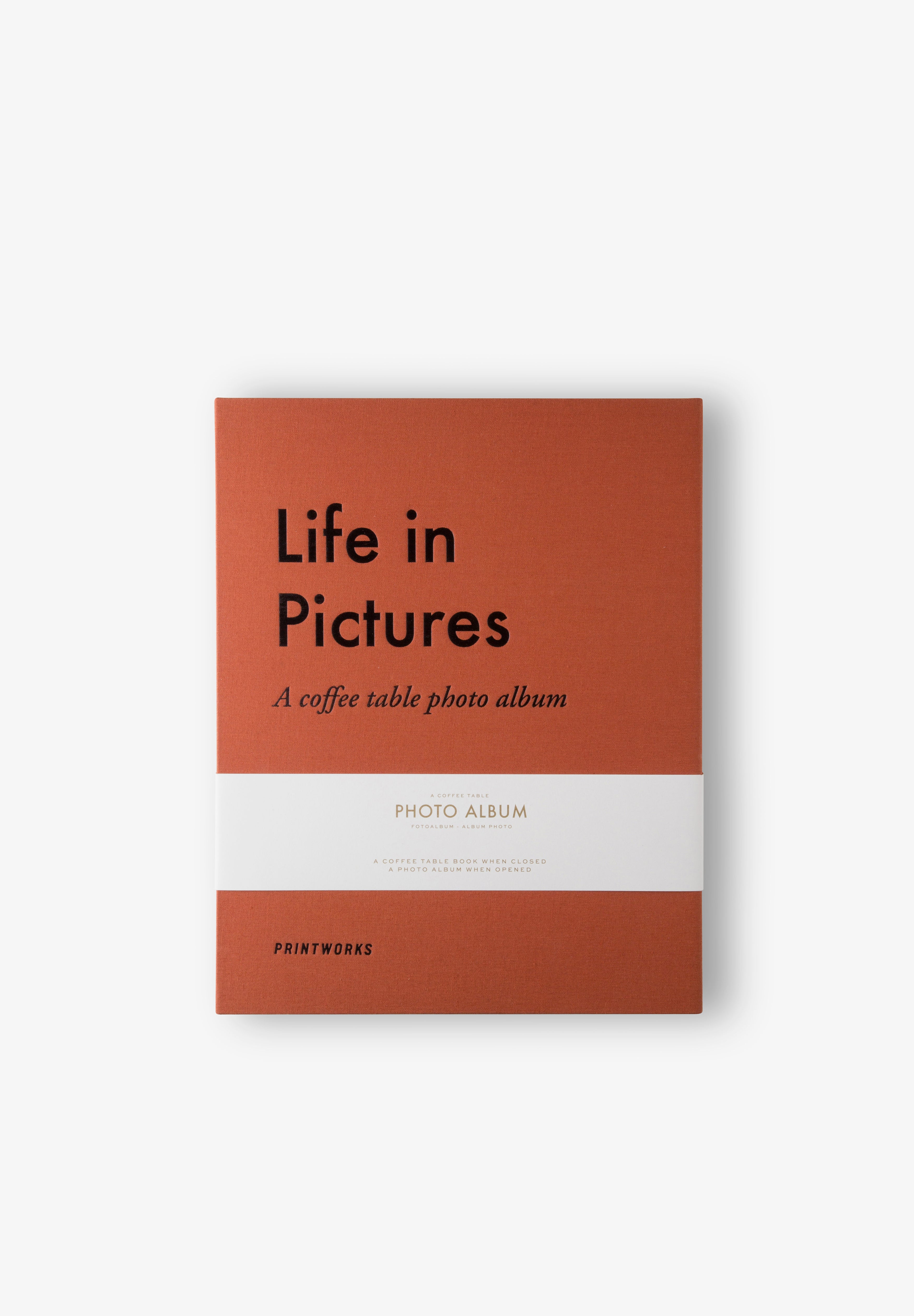 PHOTO ALBUM - LIFE IN PICTURES ORANGE – Invited Brands